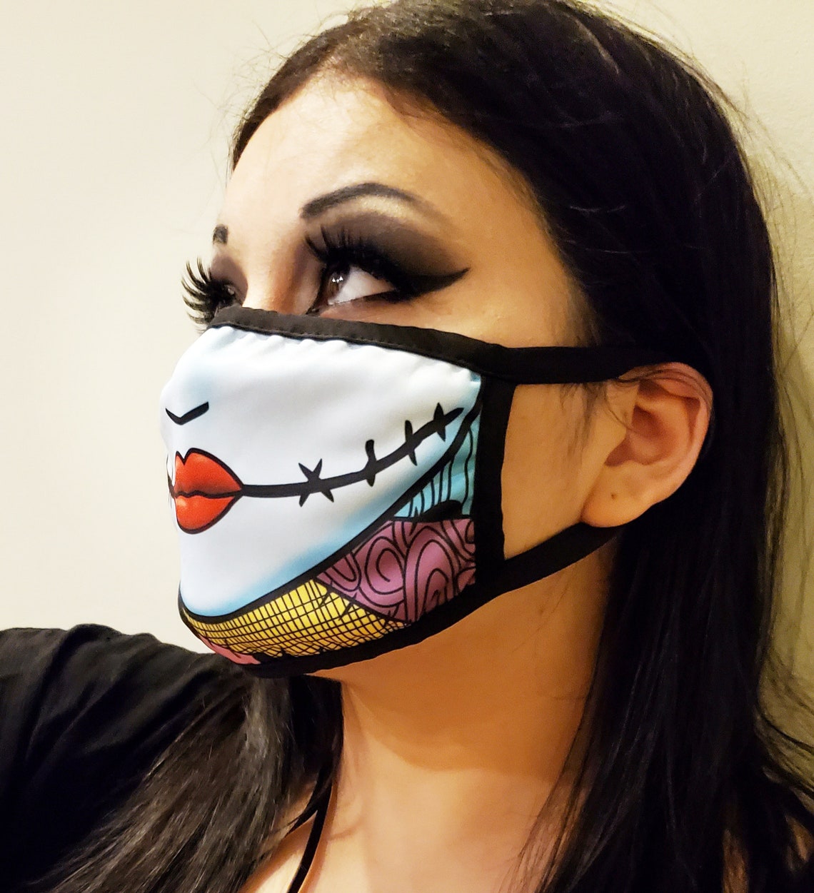 Sally Face Mask Nightmare Before Christmas Tim Burton - Etsy