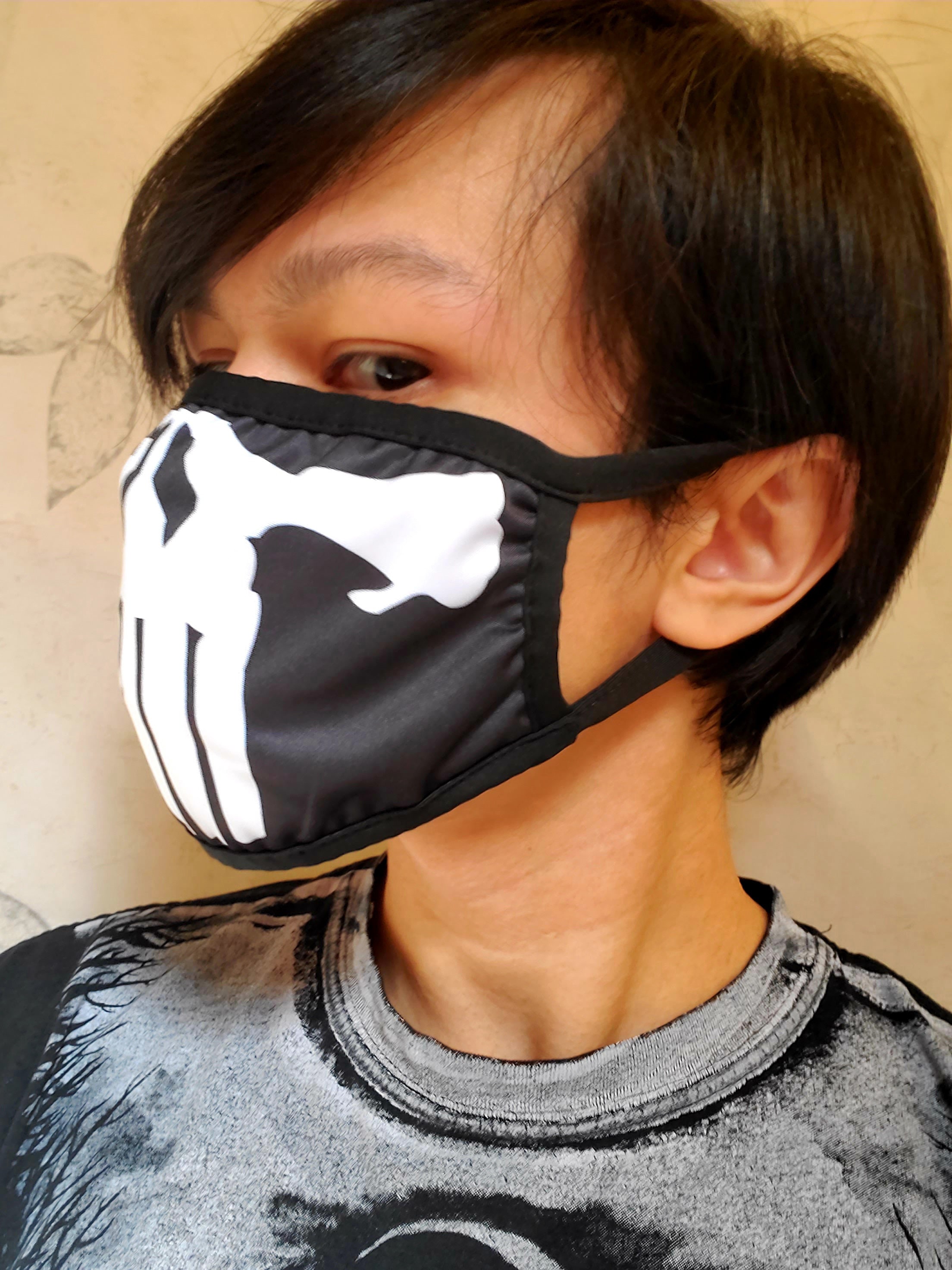 Punisher Face Mask Frank Castle war FaceMask cosplay | Etsy