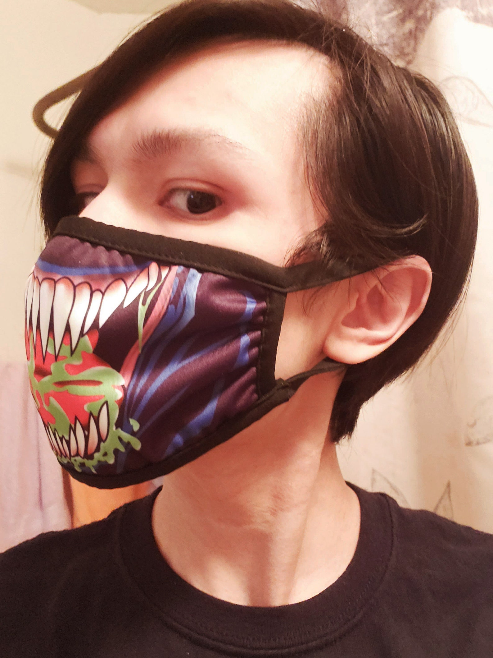 Venom Face Dust Mask | Eddie Brock | Venom | Spiderman | 90s | Symbiote ...