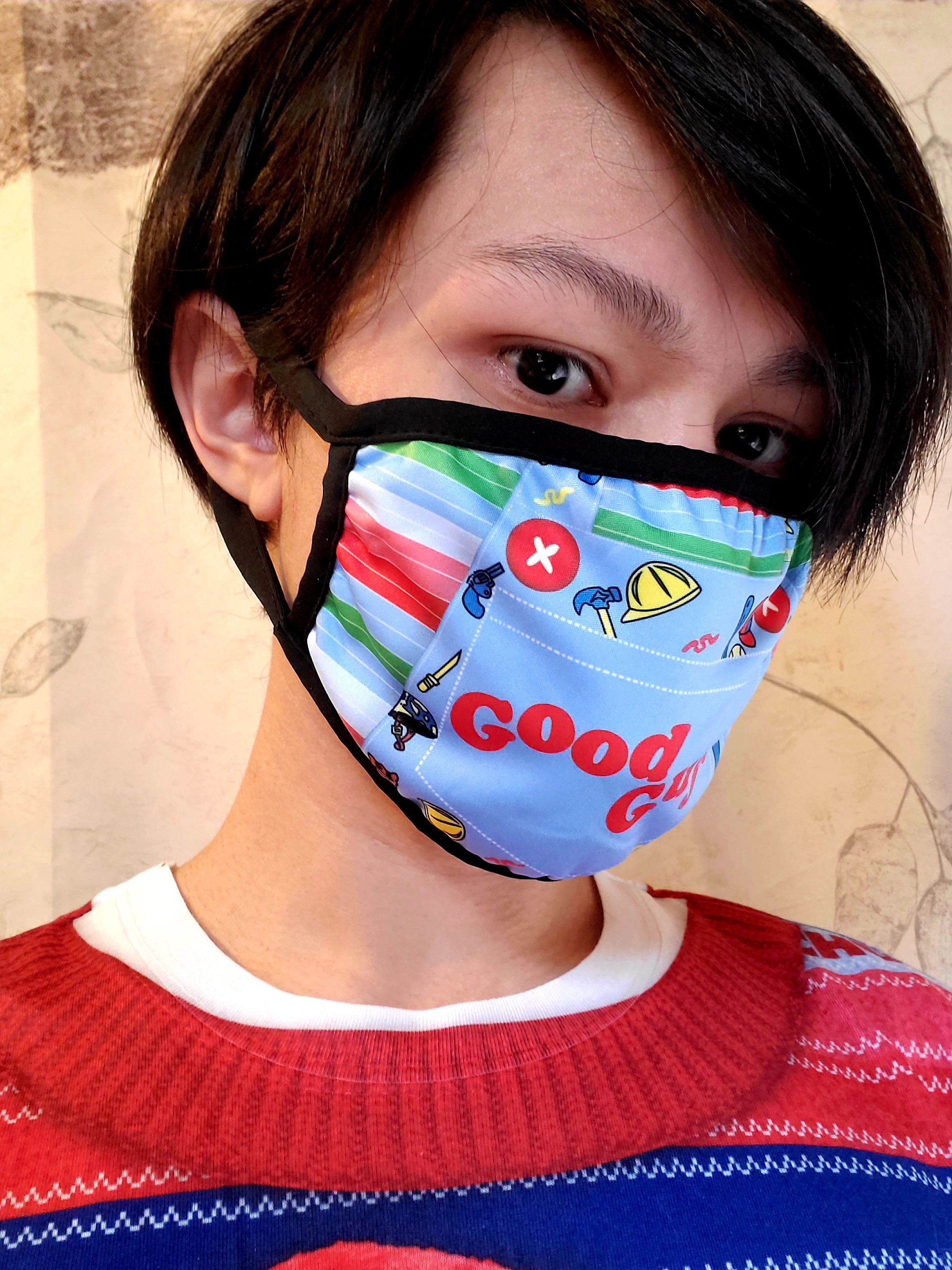 Chucky Face Mask doll FaceMask cosplay Reusable | Etsy