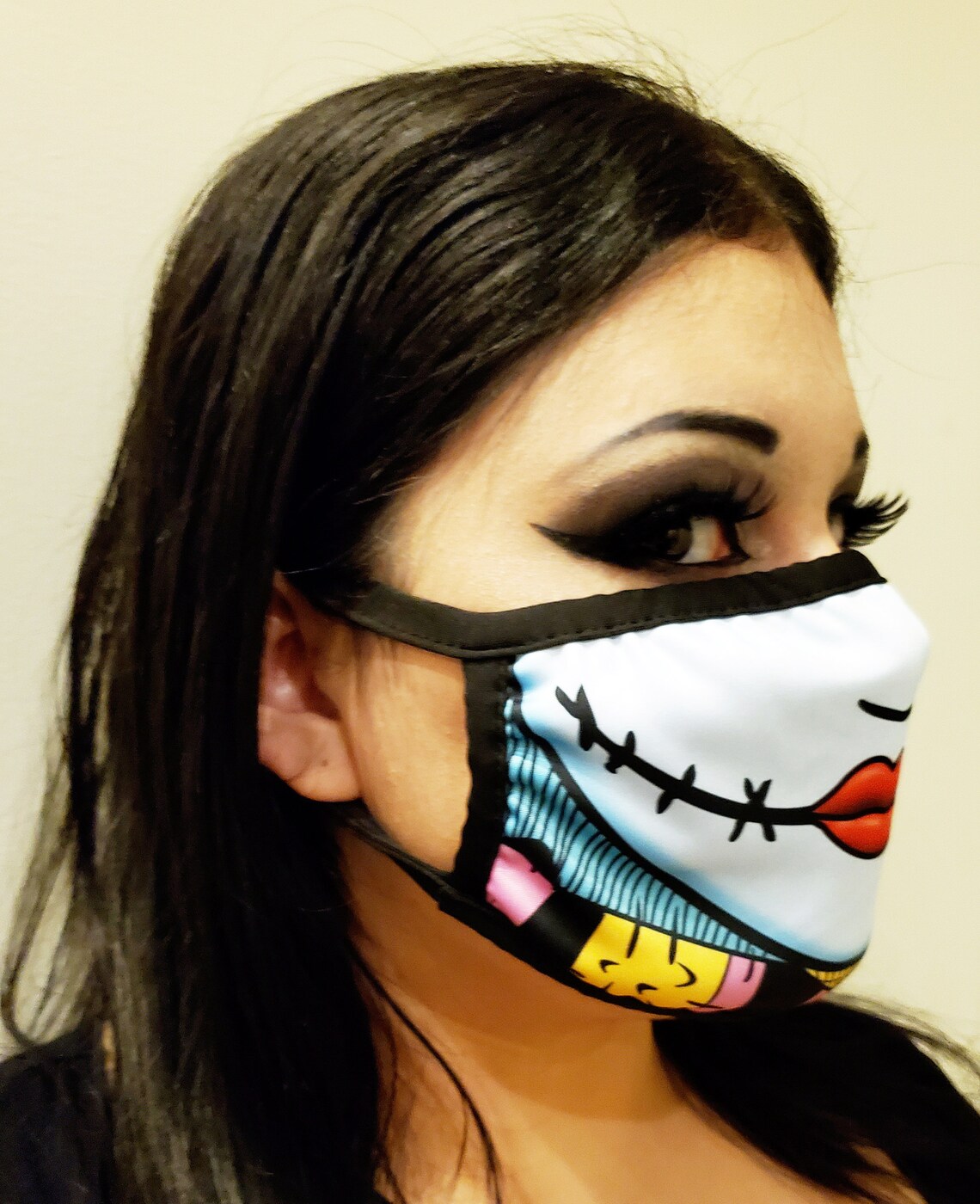Sally Face Mask Nightmare Before Christmas Tim Burton - Etsy