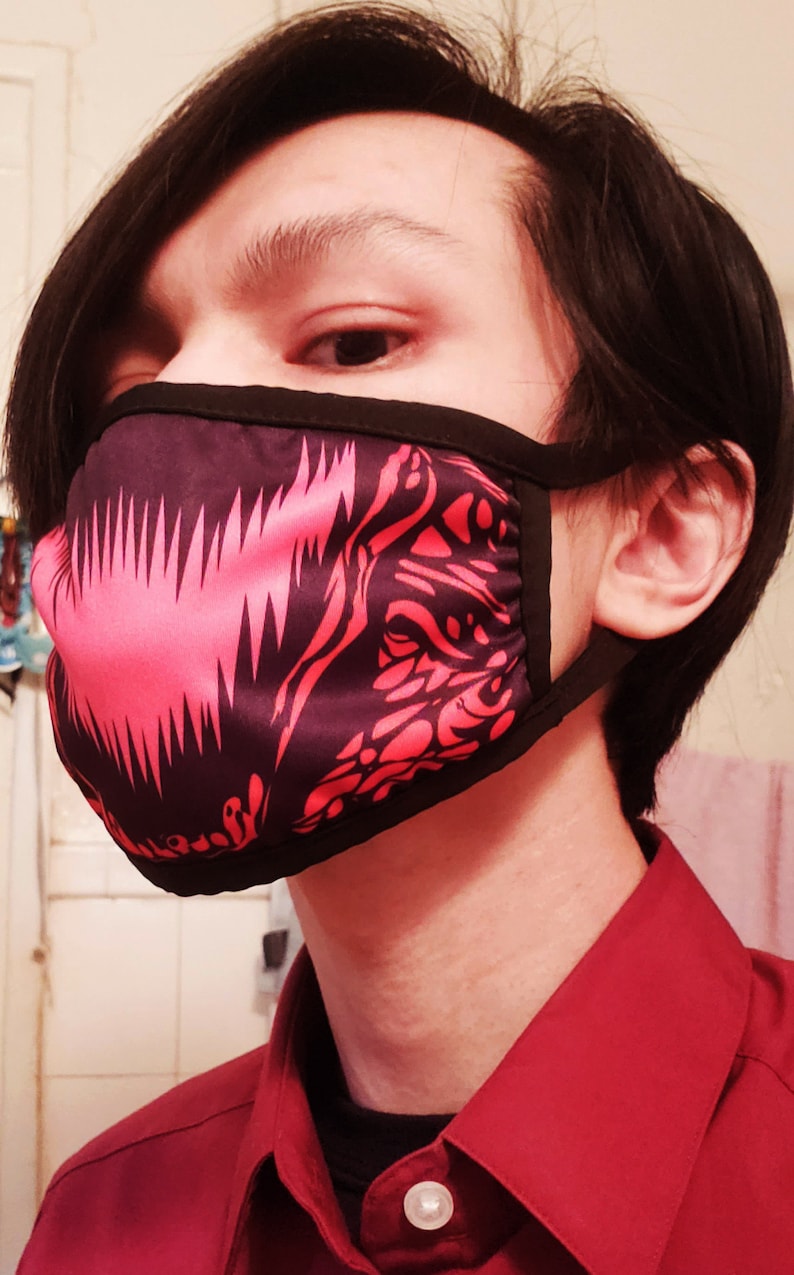 Carnage Face Dust Mask Cletus Kasady Venom spiderman | Etsy