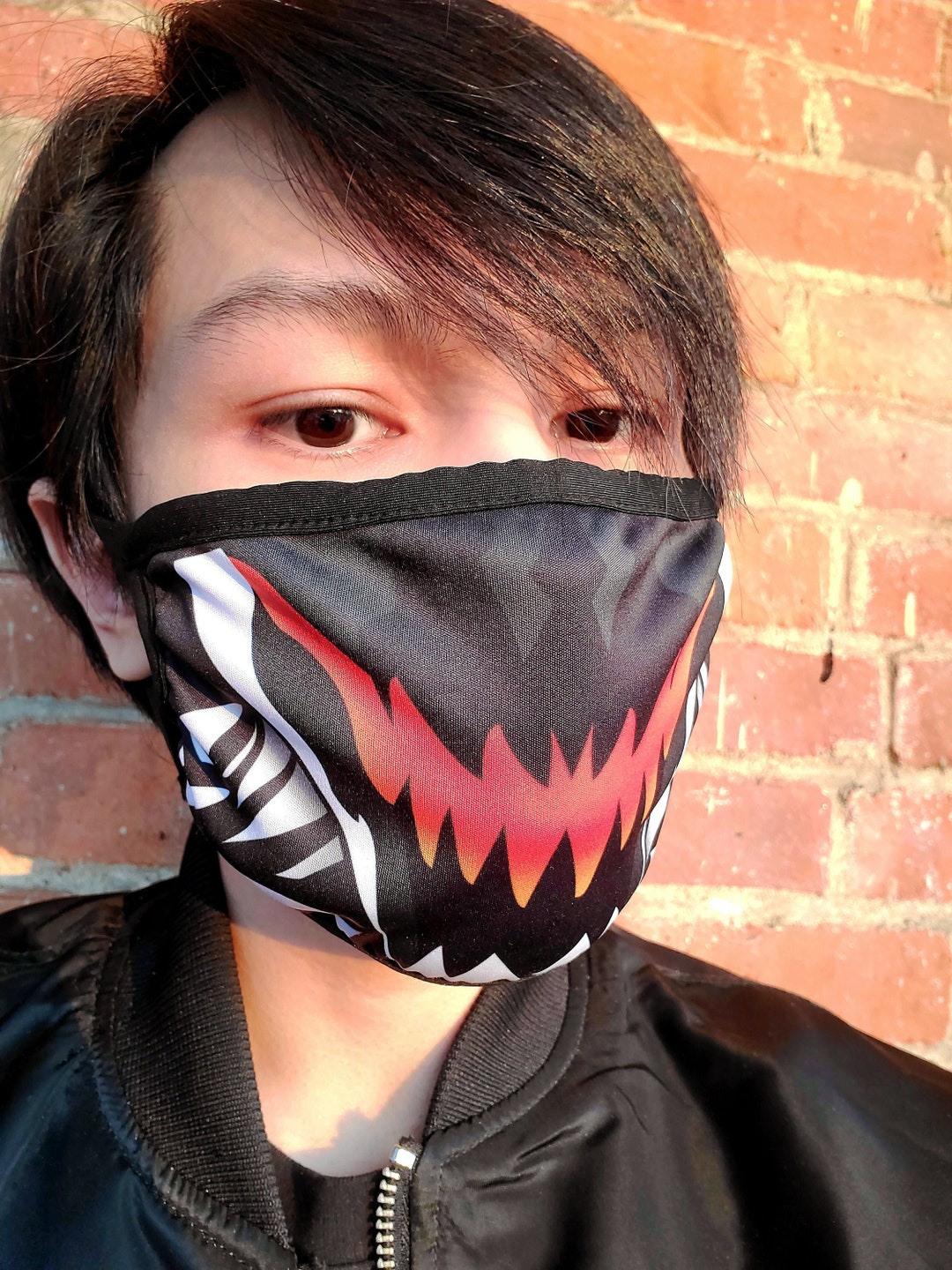 Anti Venom Face Dust Mask | Eddie Brock | Spiderman | 90s | Symbiote ...