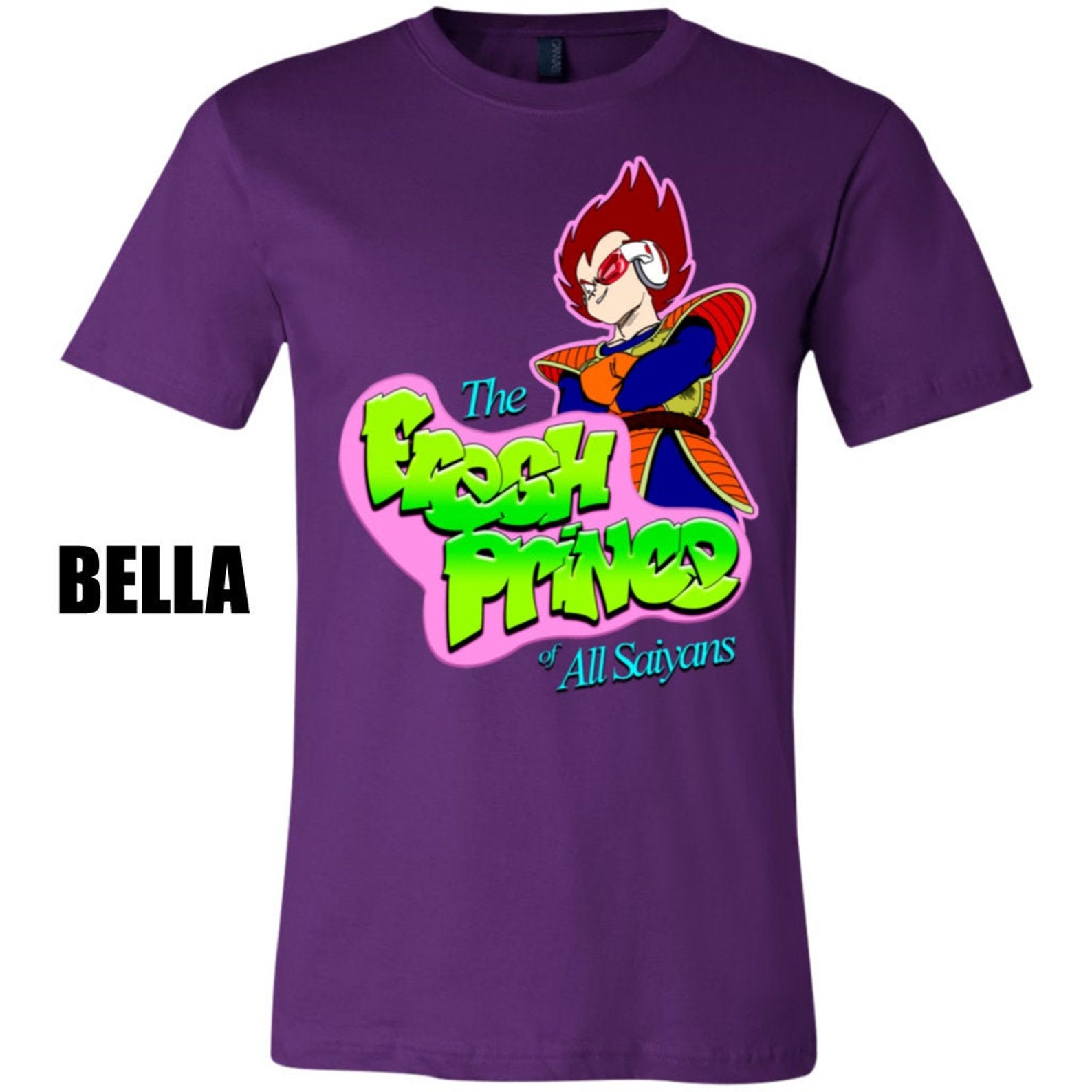 Fresh Saiyan Prince Shirt Dragon T-shirt Fresh Prince of - Etsy