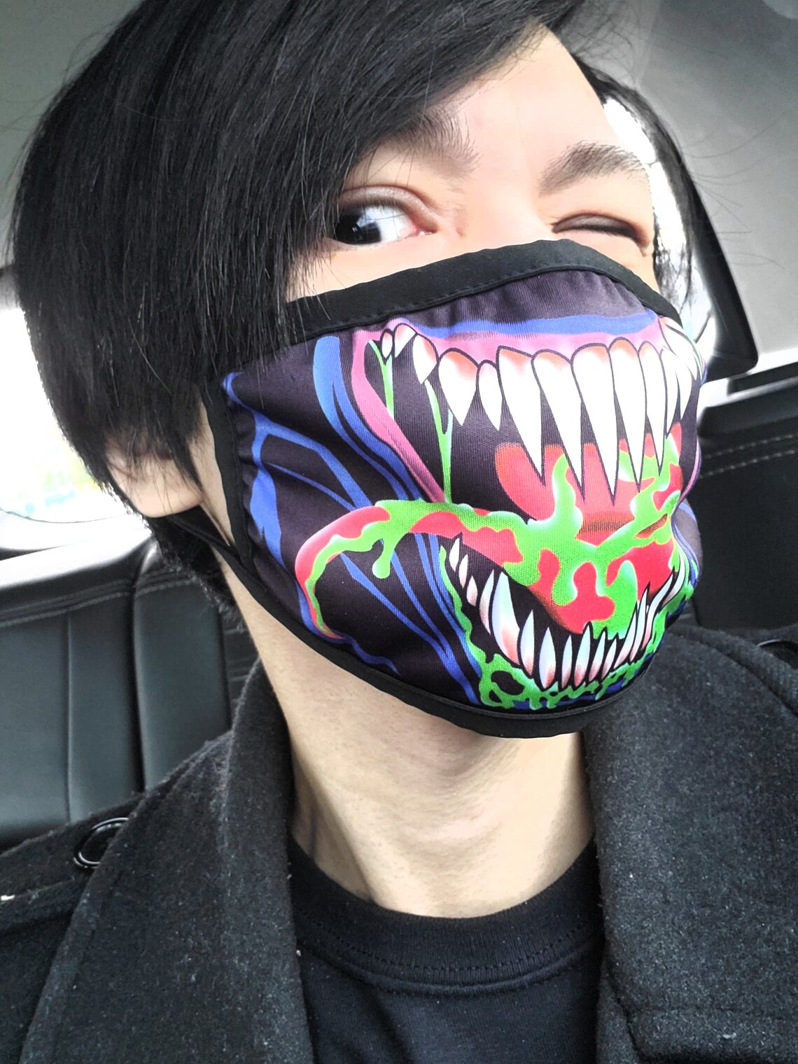 Venom Face Dust Mask | Eddie Brock | Venom | Spiderman | 90s | Symbiote ...