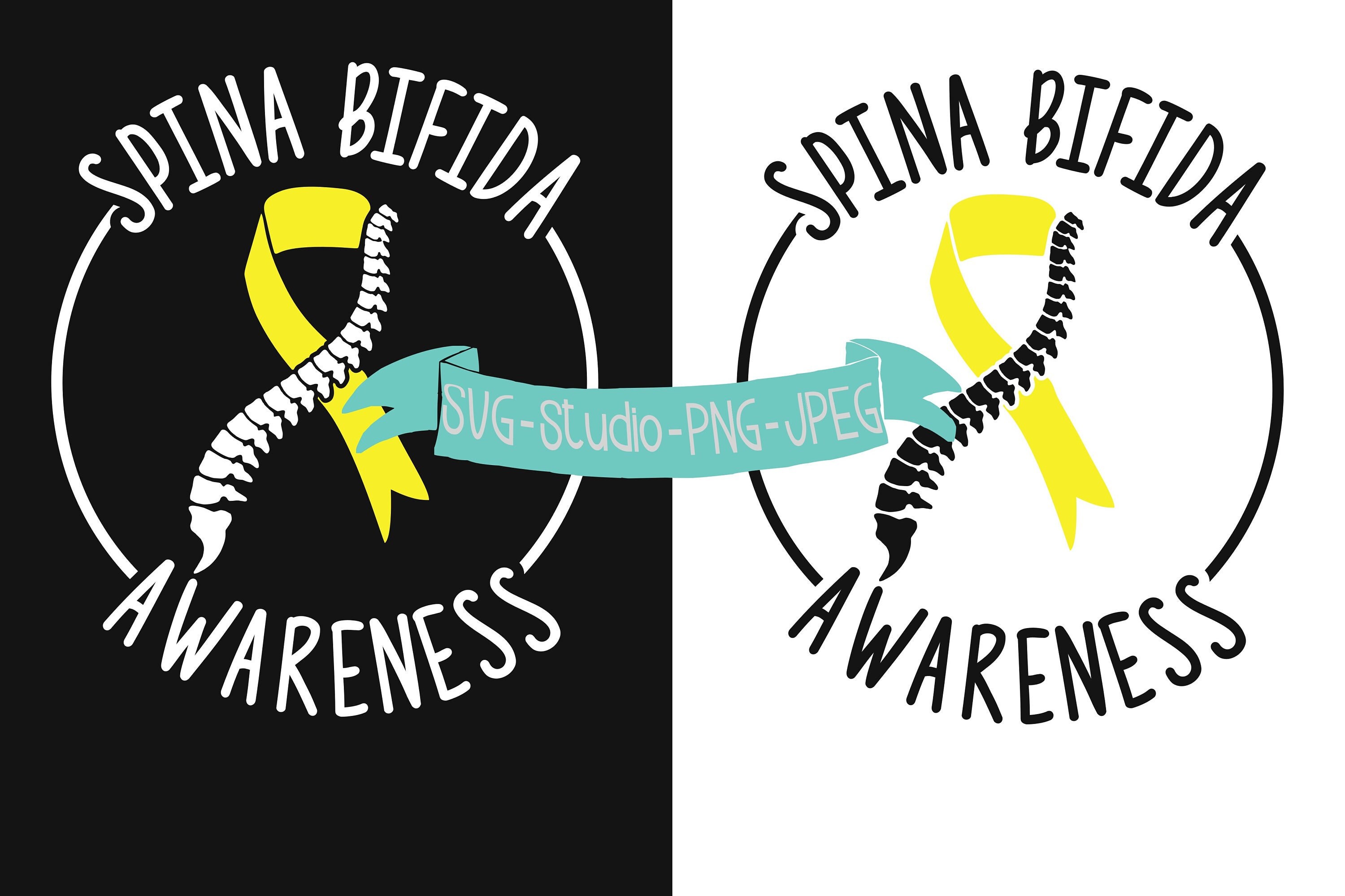 Spina Bifida Awareness Simple Circle Design - Etsy