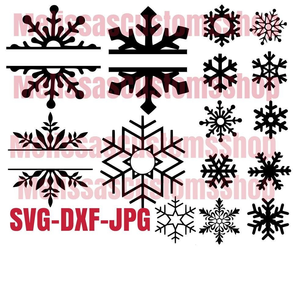 Snowflake Name and Blank Name SVG/DXF File - Etsy