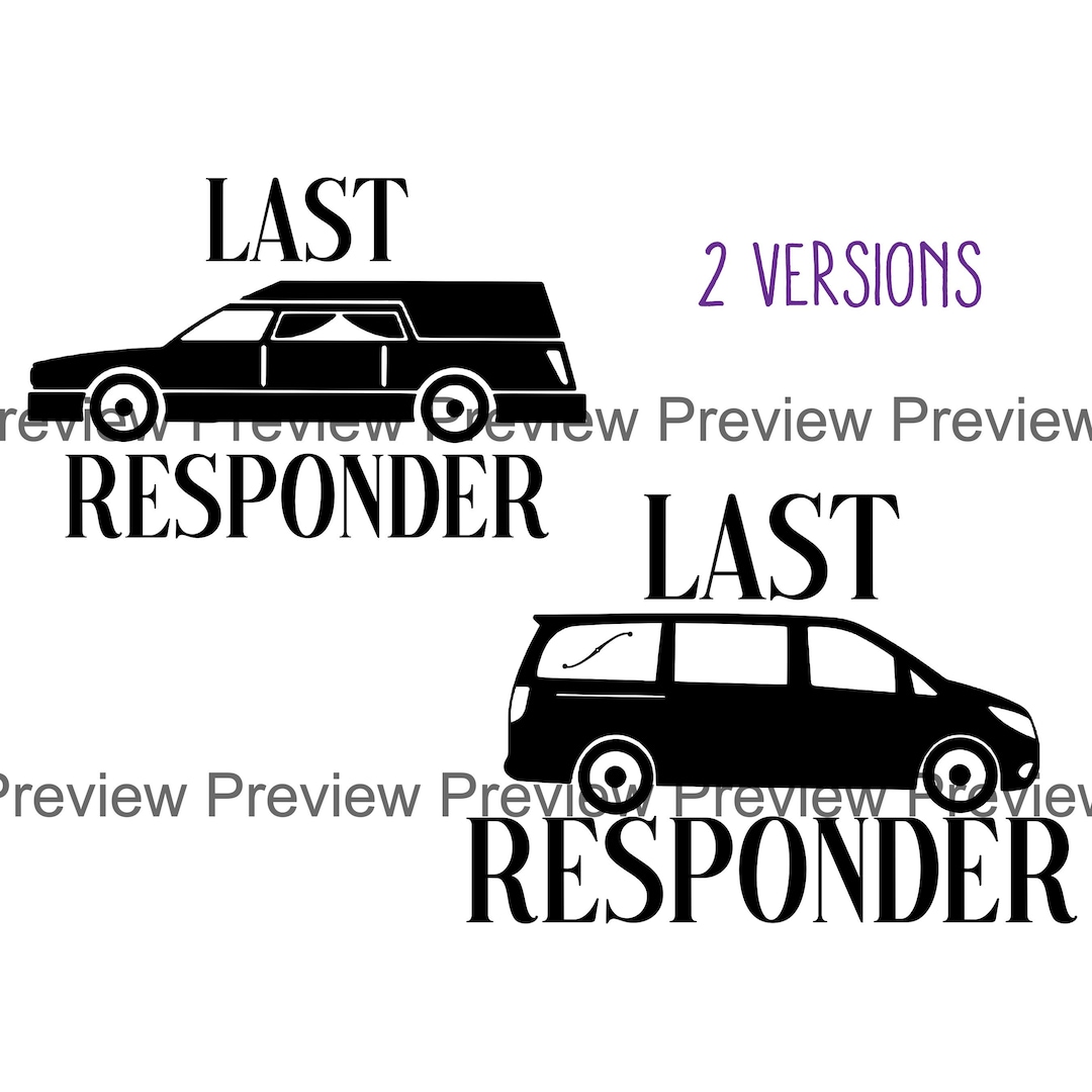 Last Responder Mini Van and Hearse 2 Files Funeral Director Mortician ...
