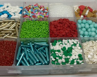 Christmas Party Sprinkle Box a Fun Festive Sprinkle - Etsy