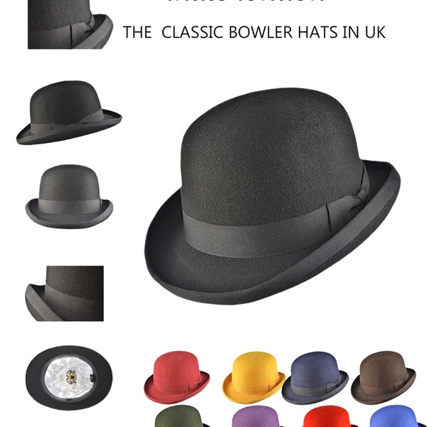 Bowler Top Hat - Etsy