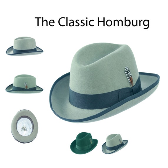 Herren Homburg Hut Supreme Quality Winston Churchill Classic | Etsy