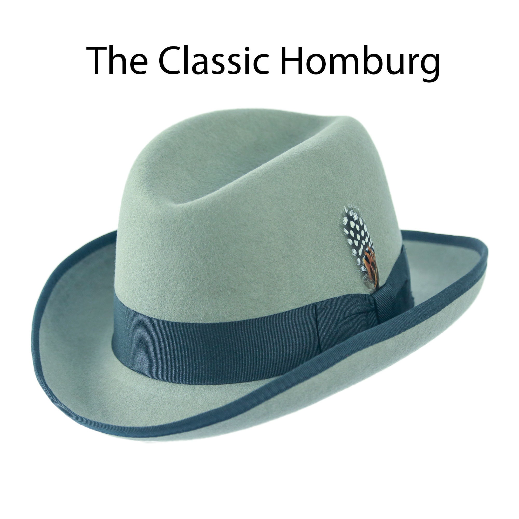 Men's Homburg Hat Supreme Quality Winston Churchill - Etsy UK