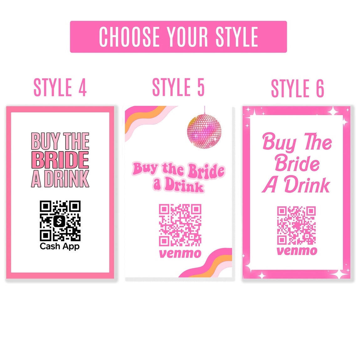 QR Code Lanyard Buy the Bride A Drink Venmo Lanyard Bachelorette Party ...