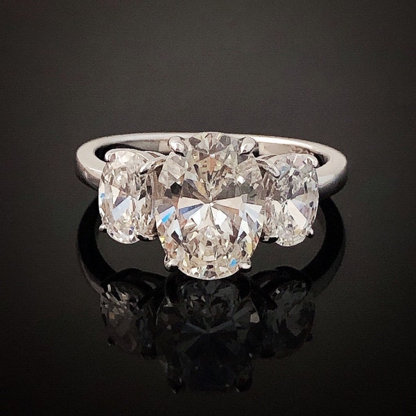 Large Diamond Ring - Etsy