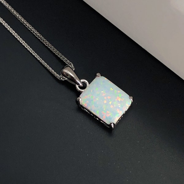 Opal Necklace - Etsy