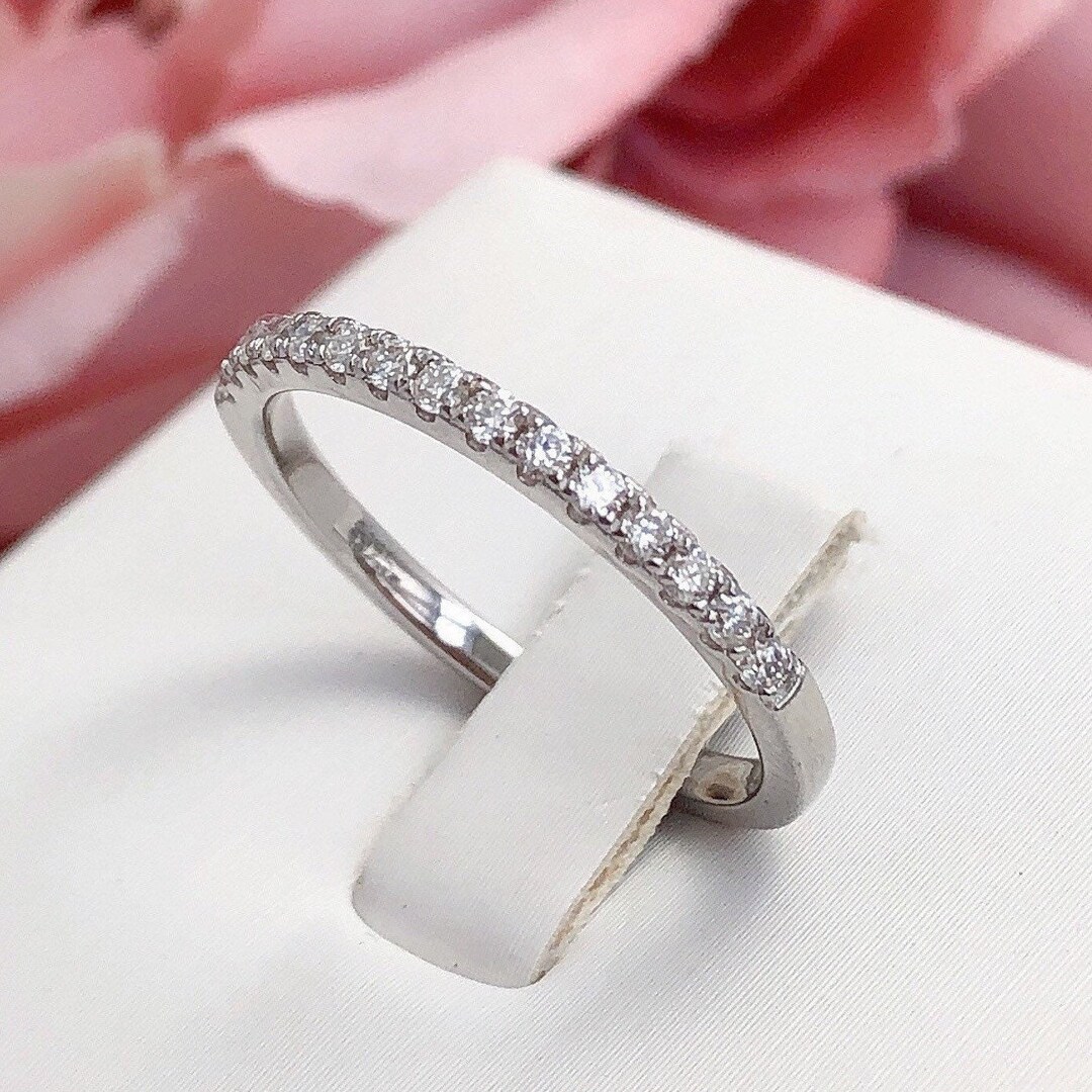 FREYA Diamond Eternity Ring, High Quality Certified Moissanite Diamond ...
