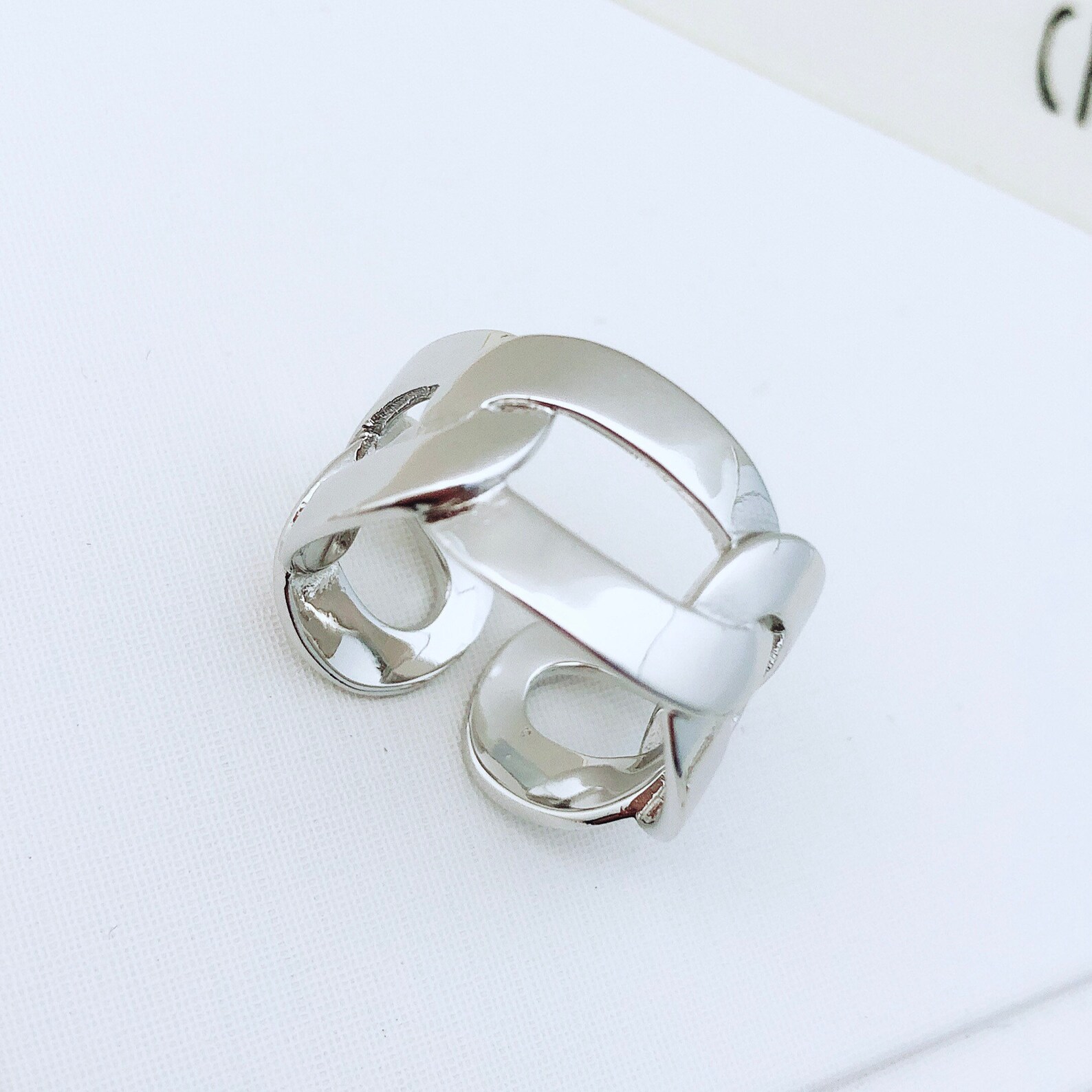 Art Deco Sterling Silver Ring, Unique Rings, Statement Silver Ring ...
