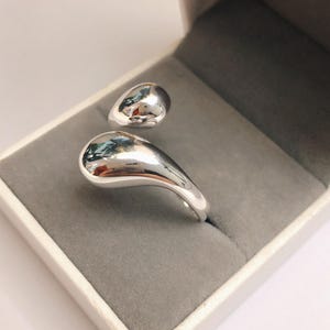 Art Deco Sterling Silver Ring, Unique Rings, Statement Silver Ring ...