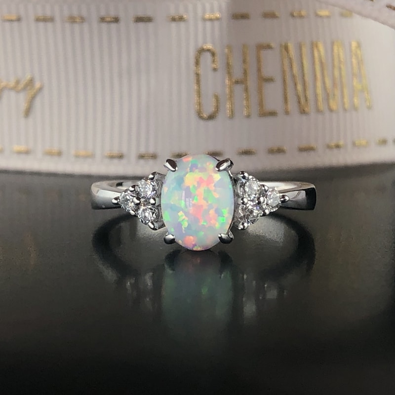 Opal Ring - Etsy UK