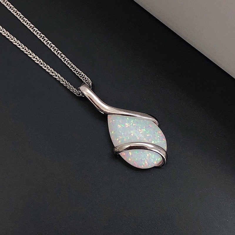 Ethiopian Opal Necklace Genuine - Etsy