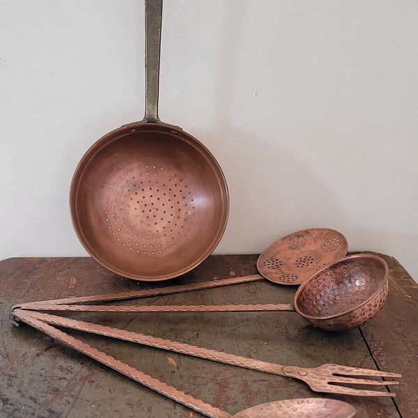 Copper Utensils - Etsy
