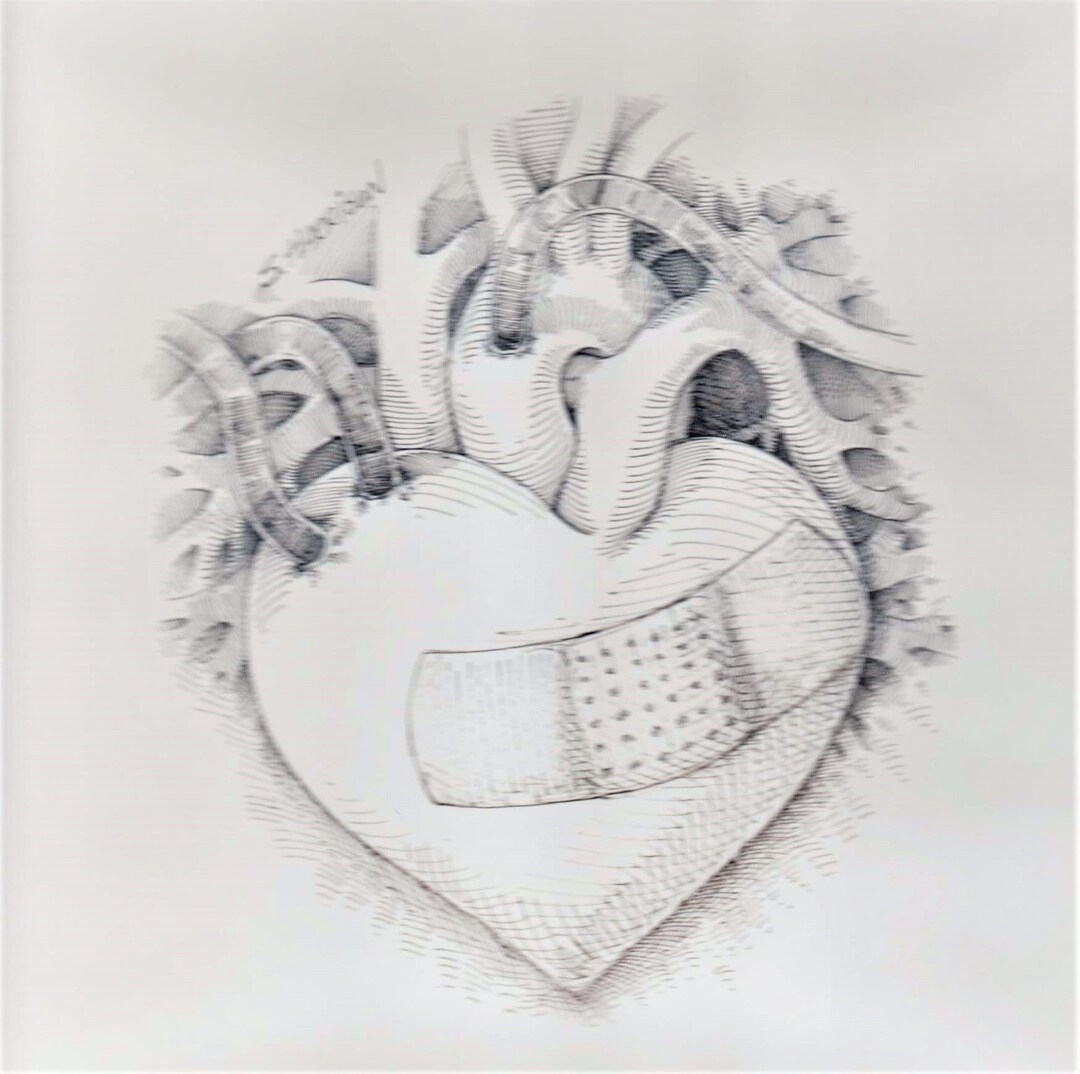 Gift for People Who Mend Hearts or That Have a Mended Heart. Original ...