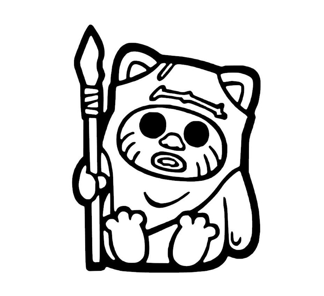 SVG - Ewok - Star Wars - Digital Download - Cutting File - Etsy