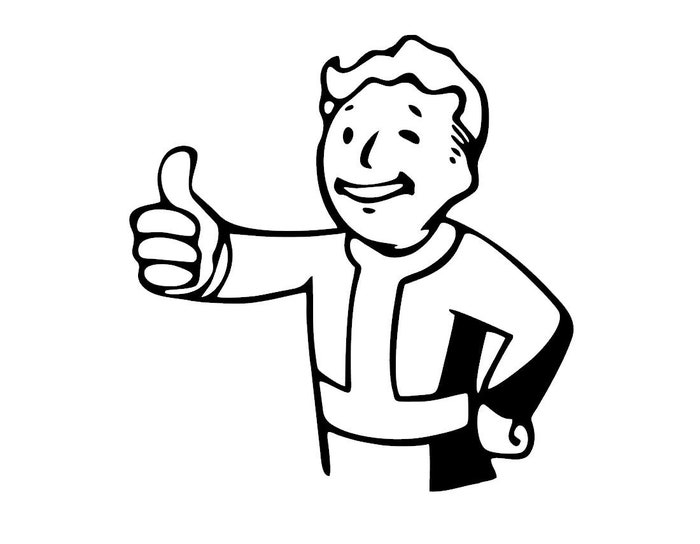 Vault Boy Svg - Etsy