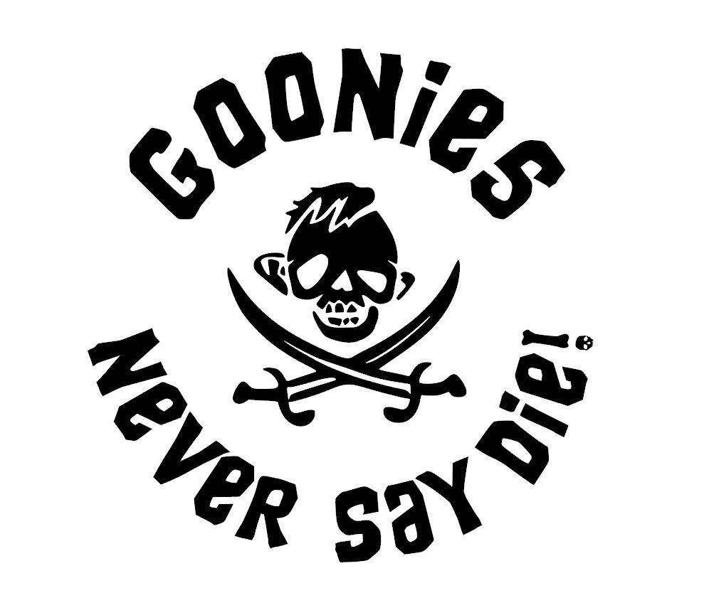 Goonies Never Say Die Logo