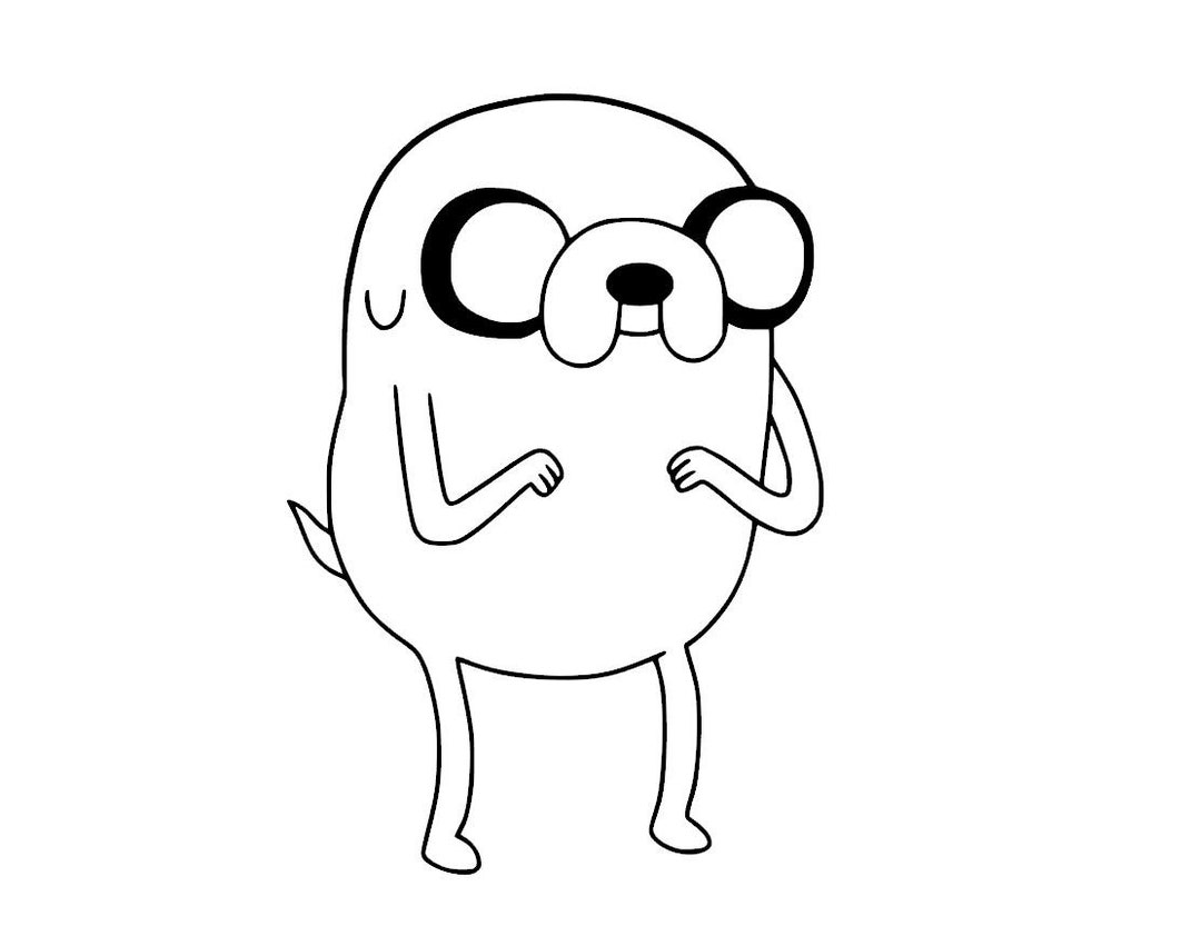 SVG - Jake - Adventure Time - Digital Download - Cutting File - Etsy
