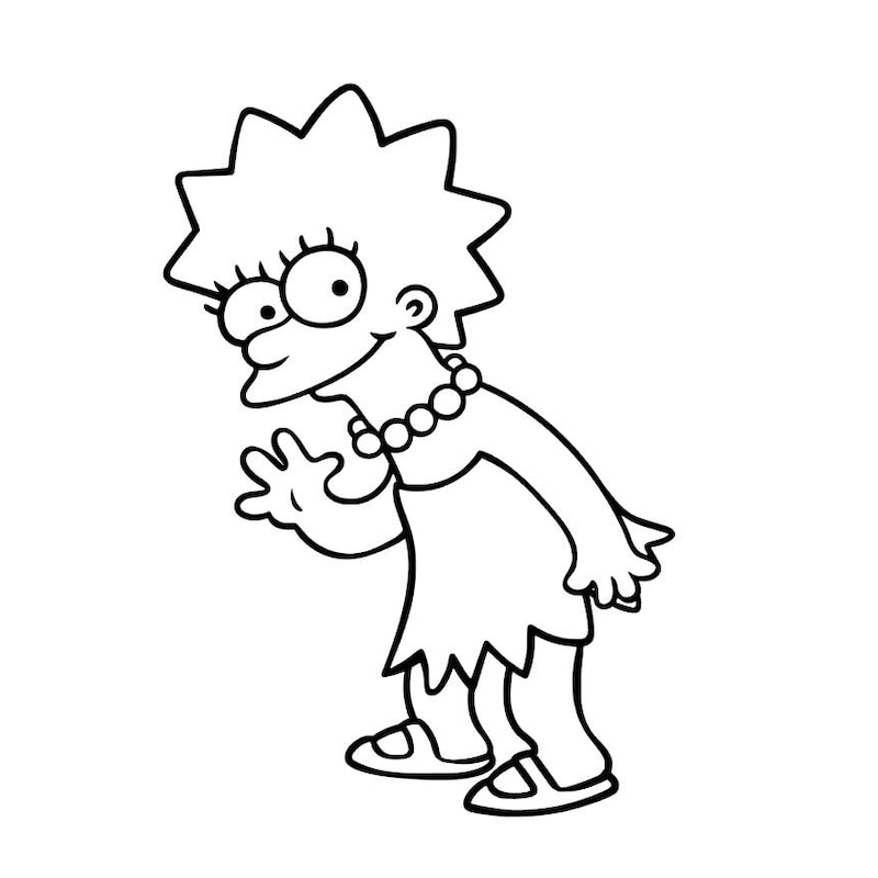 Lisa Simpson - Etsy