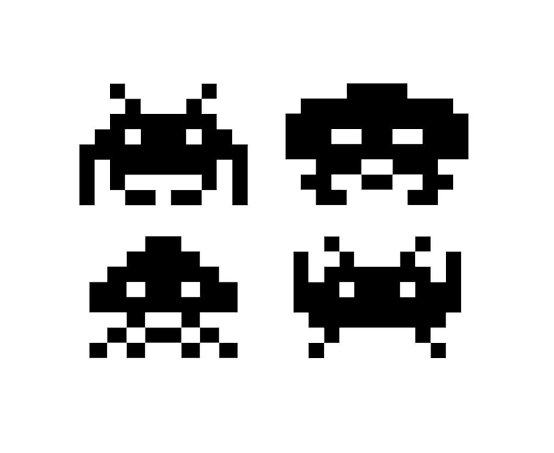 SVG - Space Invaders - Digital Download - Cutting File - Etsy