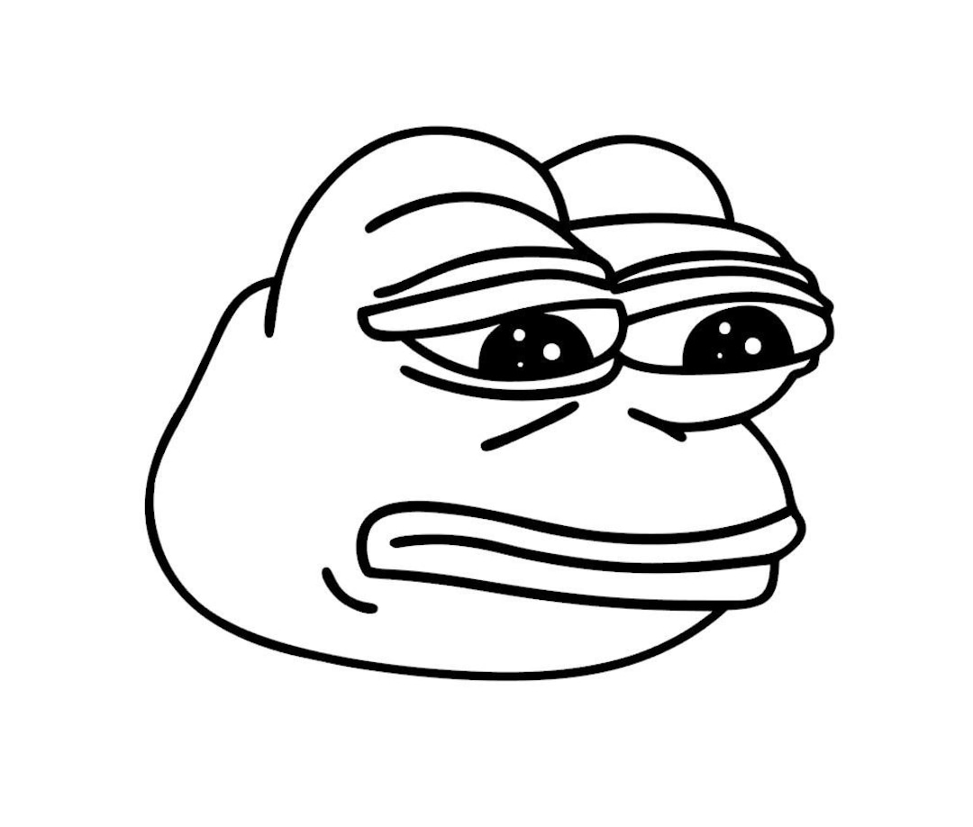 SVG - Pepe the Frog Meme - Rare Pepe - Digital Download - Cutting File ...