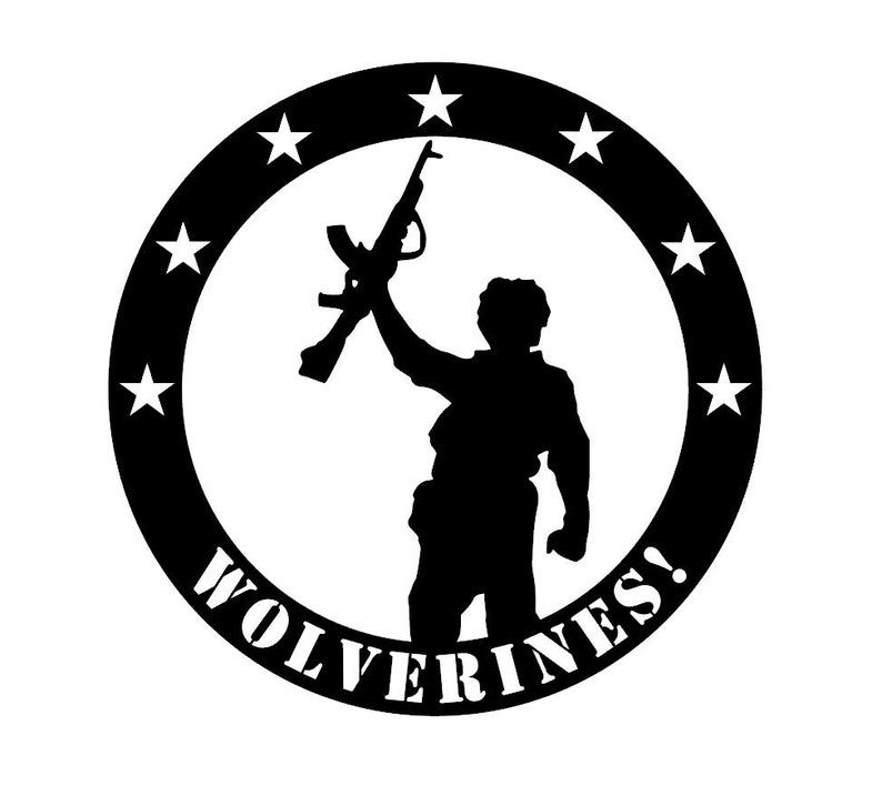 SVG - WOLVERINES! Red Dawn - Digital Download - Cutting File - Etsy