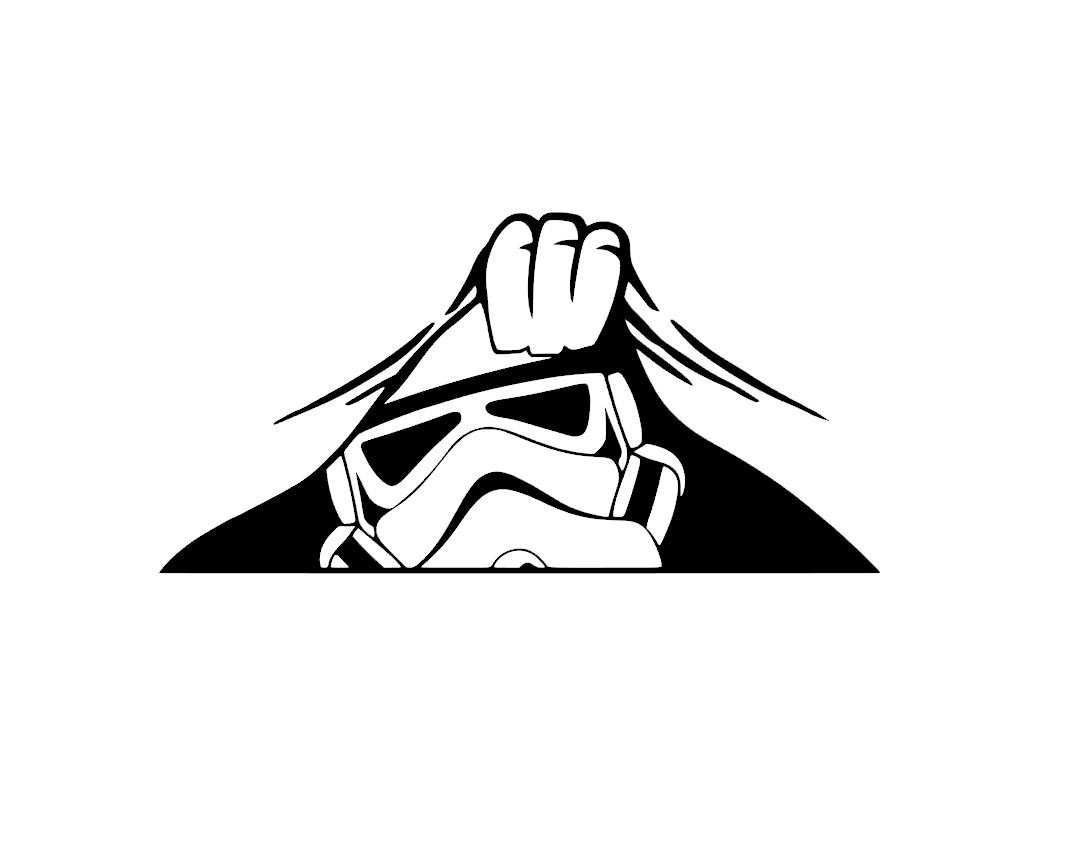 SVG - Peeking Stormtrooper - Star Wars - Digital Download - Cutting ...