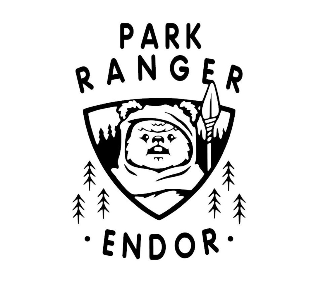 SVG Ewok Park Ranger Endor Star Wars Digital Download Cutting File ...