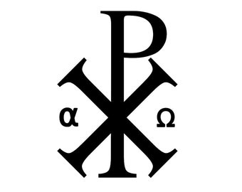 Chi Rho SVG Cut File Digital Download Catholic Christian Symbol Christ ...