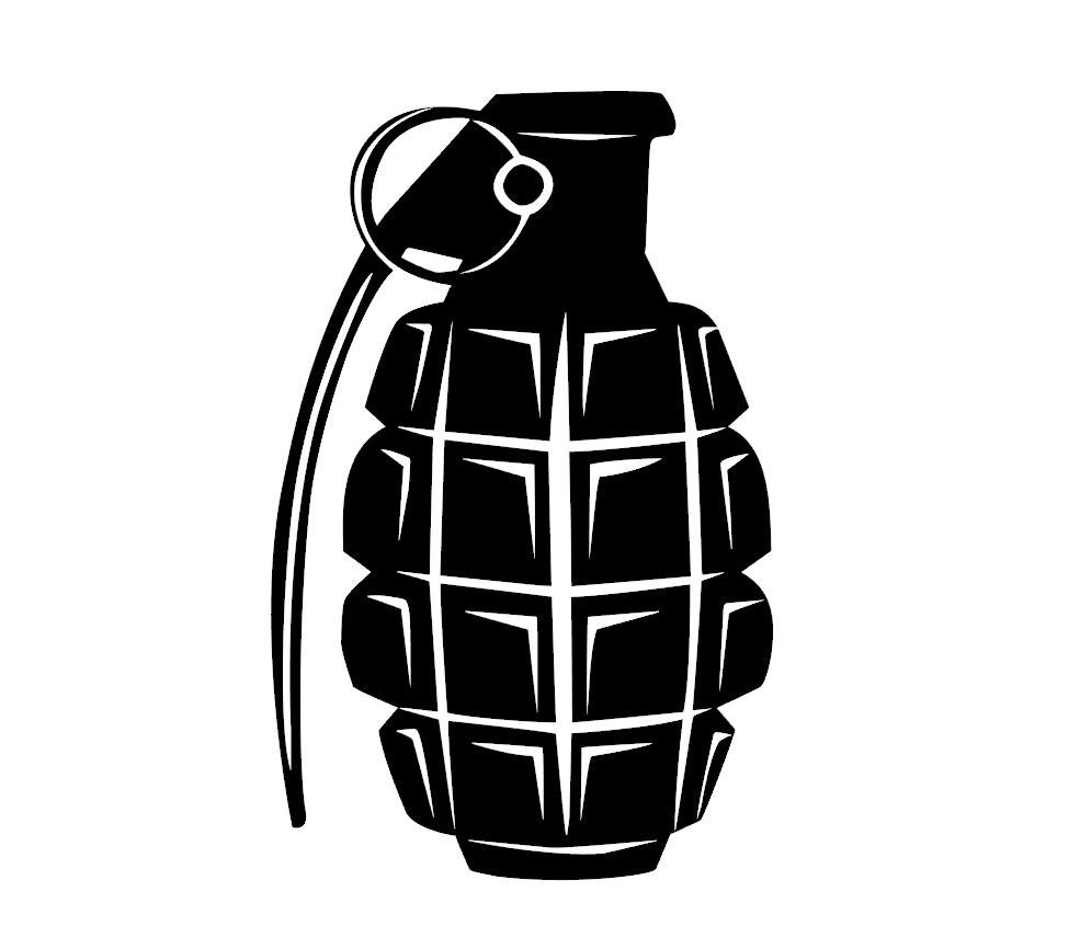 Grenade Logo Stickers
