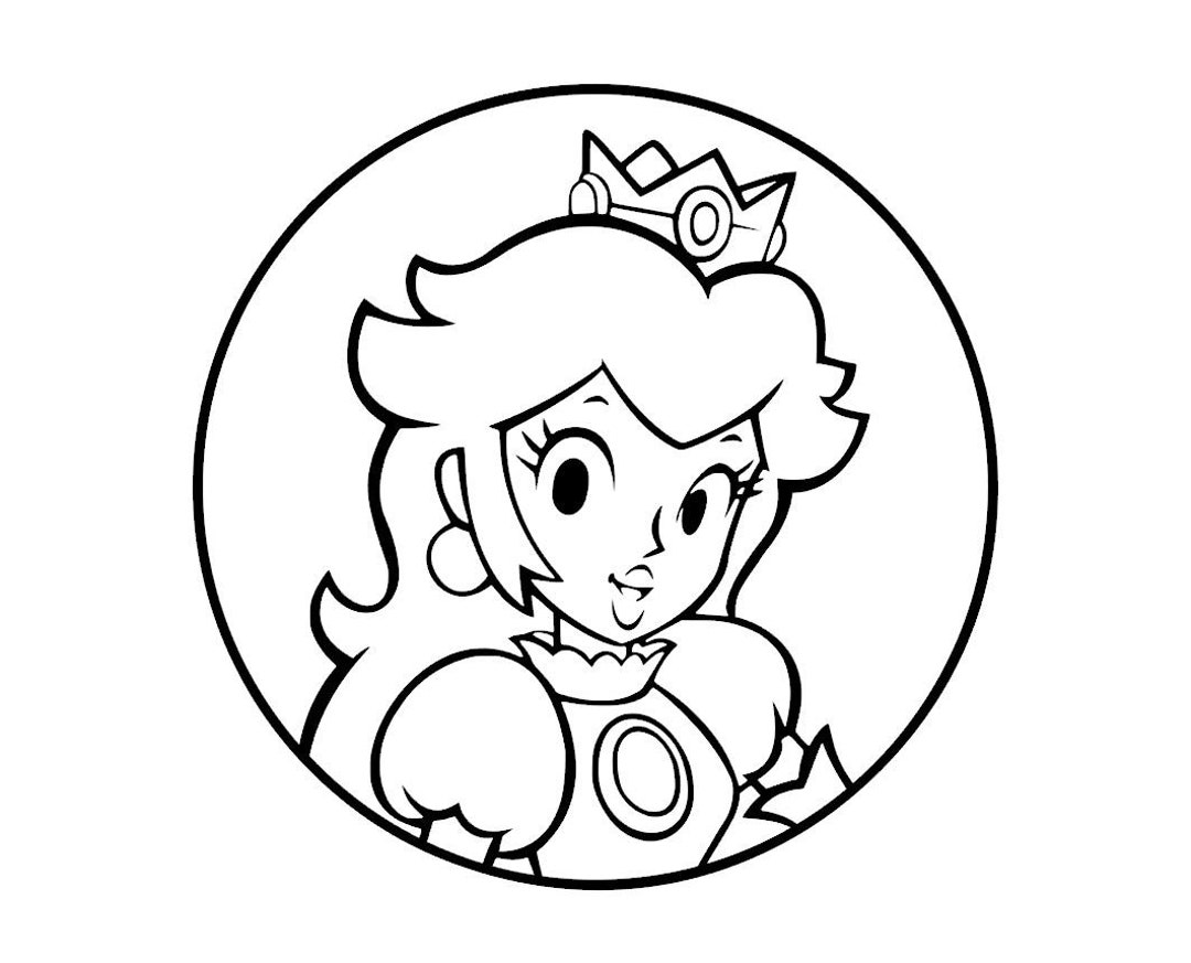 SVG - Princess Peach - Digital Download - Cutting File - Etsy