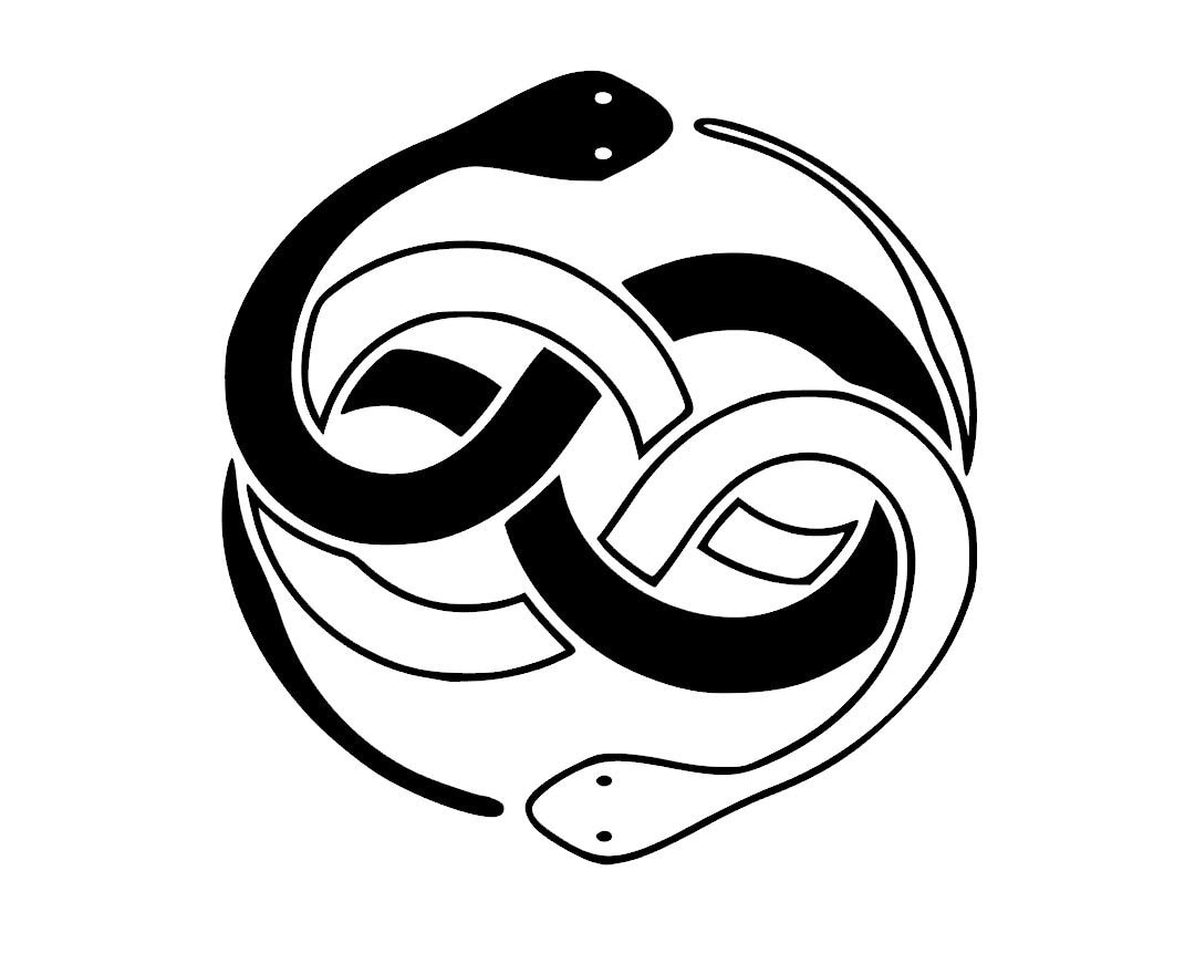 SVG Auryn Snake Symbol Never Ending Story Digital Download - Etsy