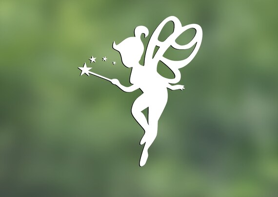 Faerie Car Window Sticker Fairy Vinyl Sticker Vinyl Decal | Etsy