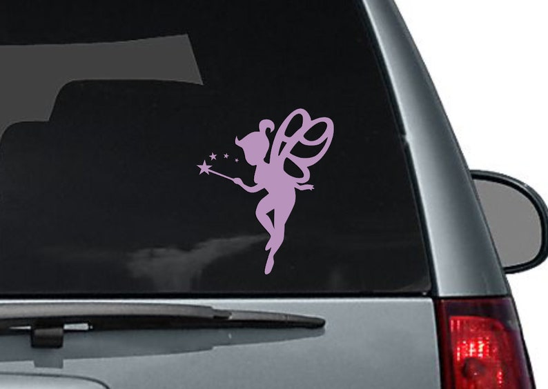 Faerie Car Window Sticker Fairy Vinyl Sticker Vinyl Decal | Etsy