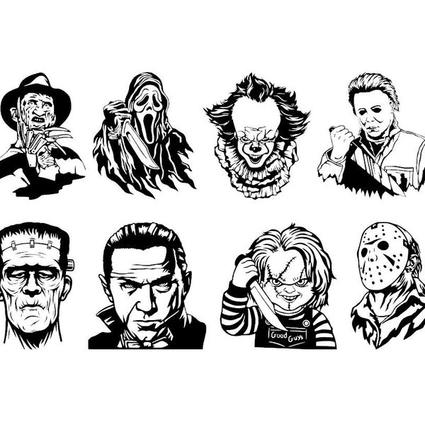 Horror Movie Svg - Etsy