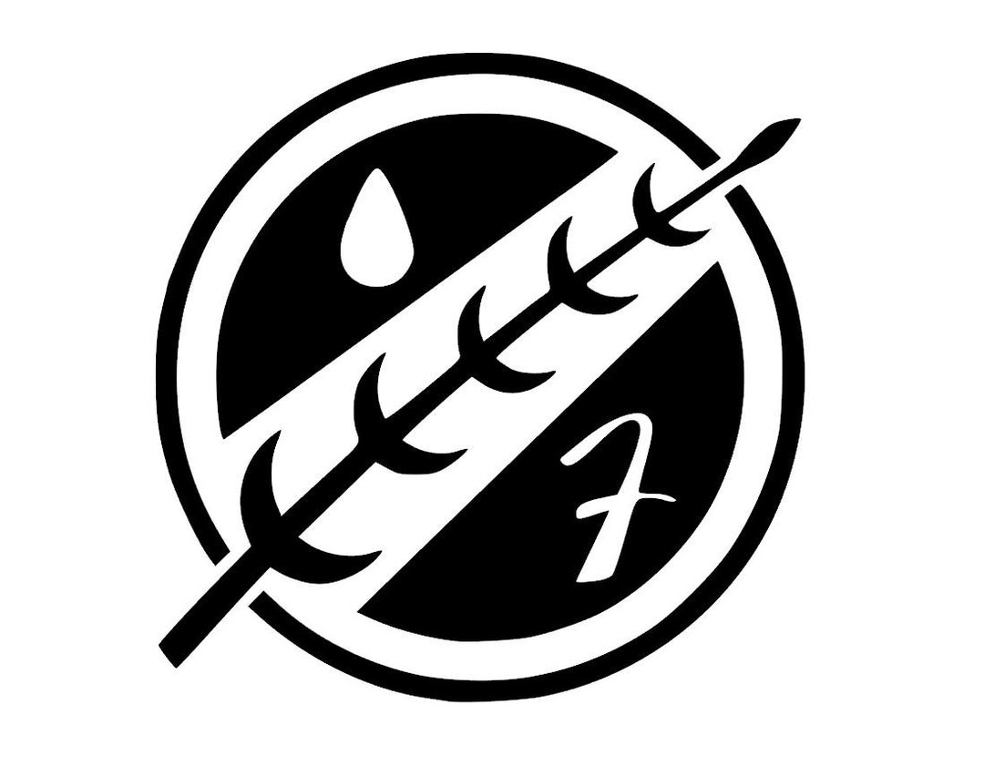 SVG - Boba Fett Mandalorian Crest Symbol Star Wars - Digital Download - Cutting File - Etsy