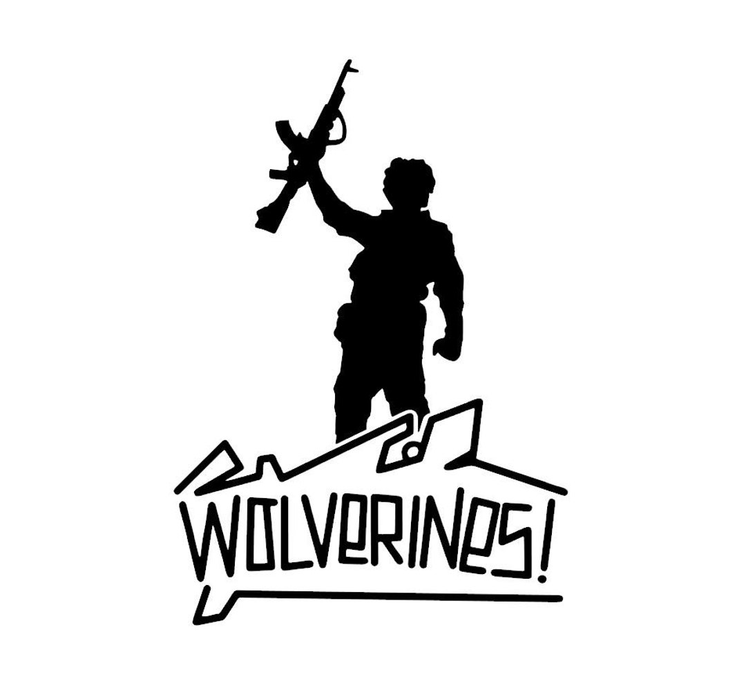 SVG - Red Dawn WOLVERINES! - Digital Download - Cutting File - Etsy