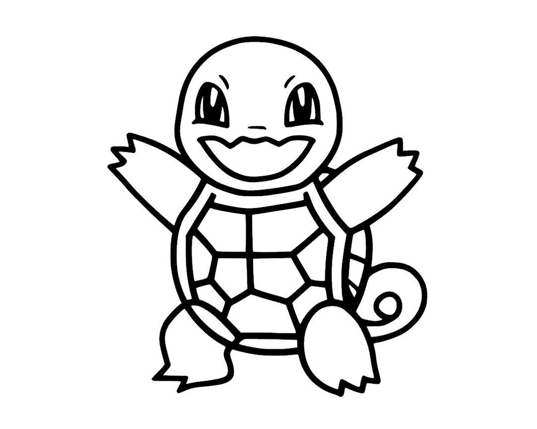 SVG - Squirtle - Digital Download - Cutting File - Etsy
