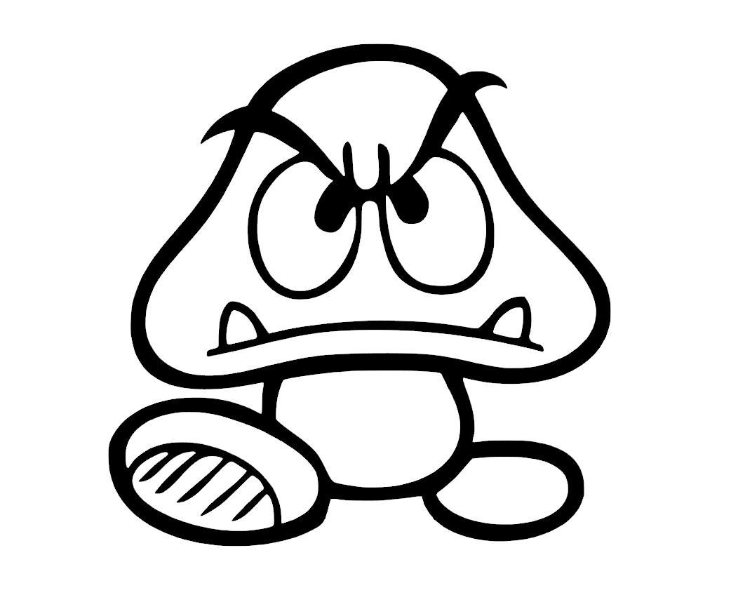 SVG Goomba Digital Download Cutting File (Download Now) - Etsy