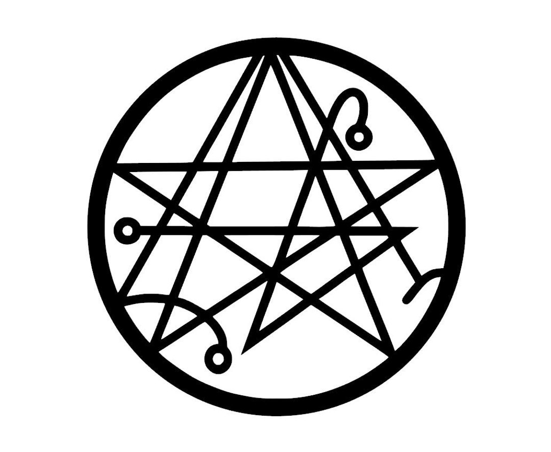 SVG - Necronomicon Gate Sigil - H.P. Lovecraft - Cthulhu - Digital ...