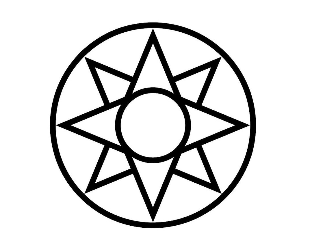 SVG - Star of Ishtar - Digital Download - Cutting File - Etsy