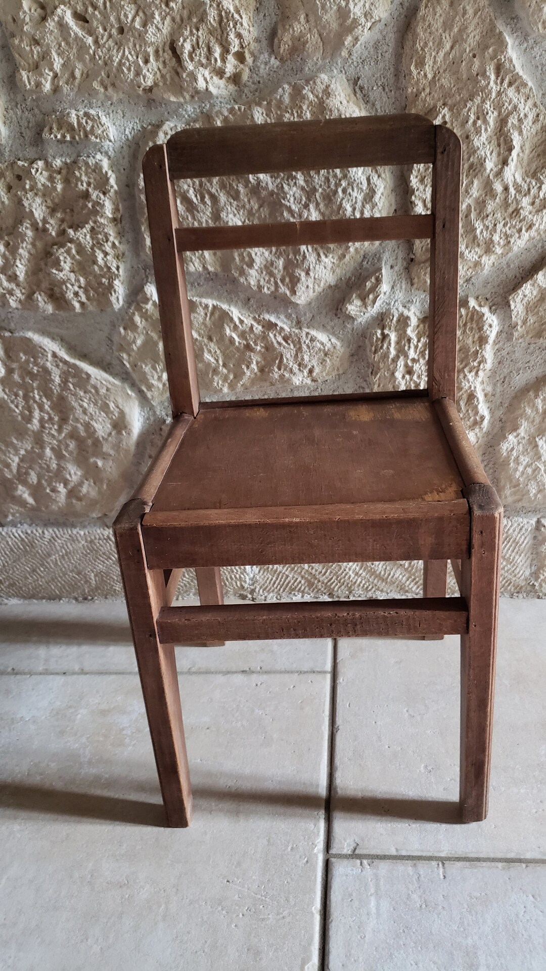 Solid Wood School Chair - Etsy